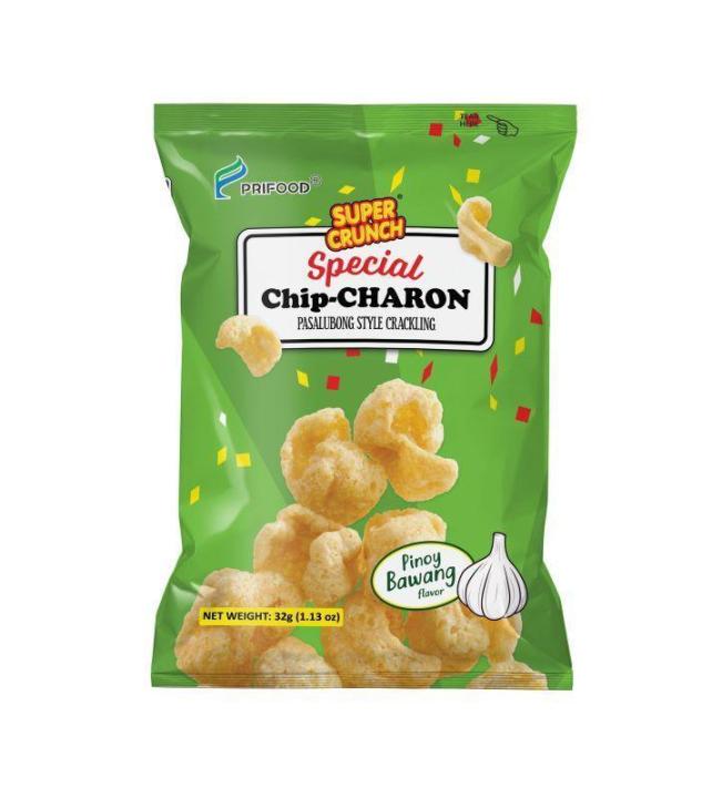 Super Crunch Special Chip-Charon Pinoy Bawang Flavor Snacks 32g | Lazada PH