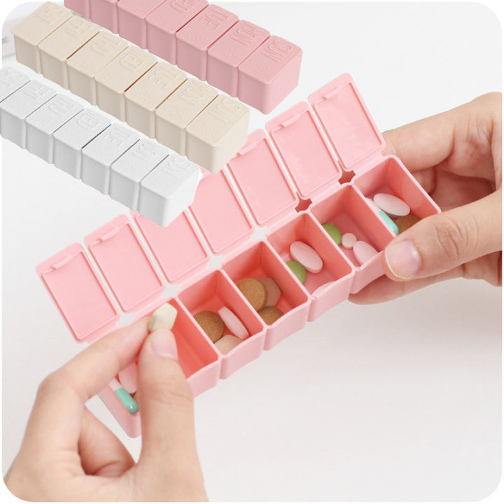 7 Days Weekly Empty Drugs Case Portable Travel Medicine Pill Storage ...