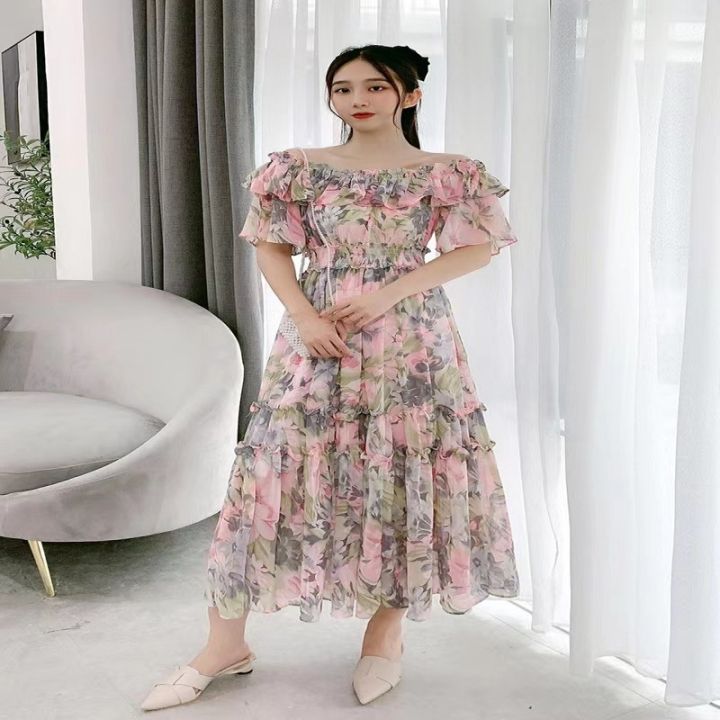 Ladies fashion style formal dress raffles dress for dailyuse oots ...