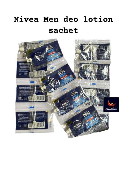 Nivea Men Deo Lotion Sachet 9ml COOL KICK | Lazada Indonesia