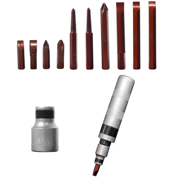 Home Professional Multiple Size Screw Removal Extractor Tool 12pc ...