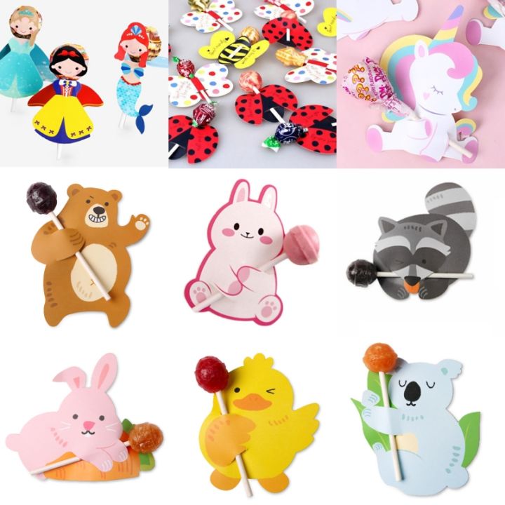 Lollipop Card / Lollipops Holder for Birthday Wedding Party Event ...
