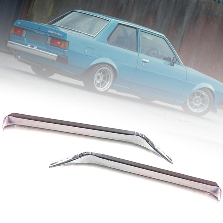 * งานพรีเมี่ยม * กันสาดประตู คิ้วกันสาด สแตนเลส รุ่น โตโยต้า โคโรล่า ...