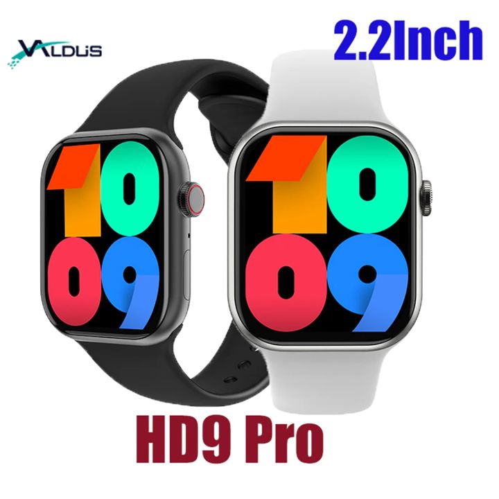 IWO HD9 Pro Smart Watch 2.2 Inch Bluetooth Call NFC Compass Fitness ...