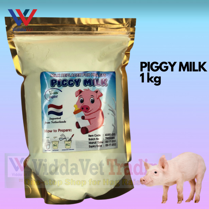 Piggy MILK- Imported Milk Replacer 1kilo / 500grams for newborn piglets ...
