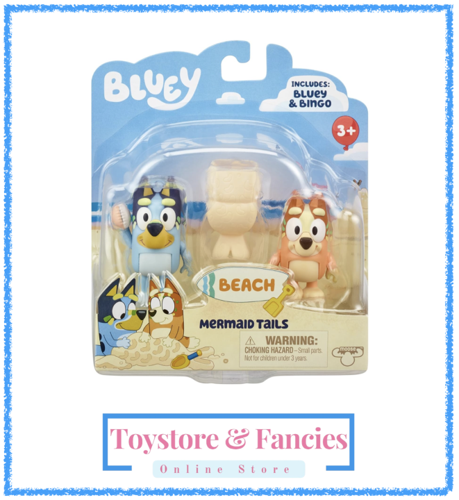 🇺🇲 Bluey Figure 2-Packs — Beach Mermaid Tails | Lazada PH