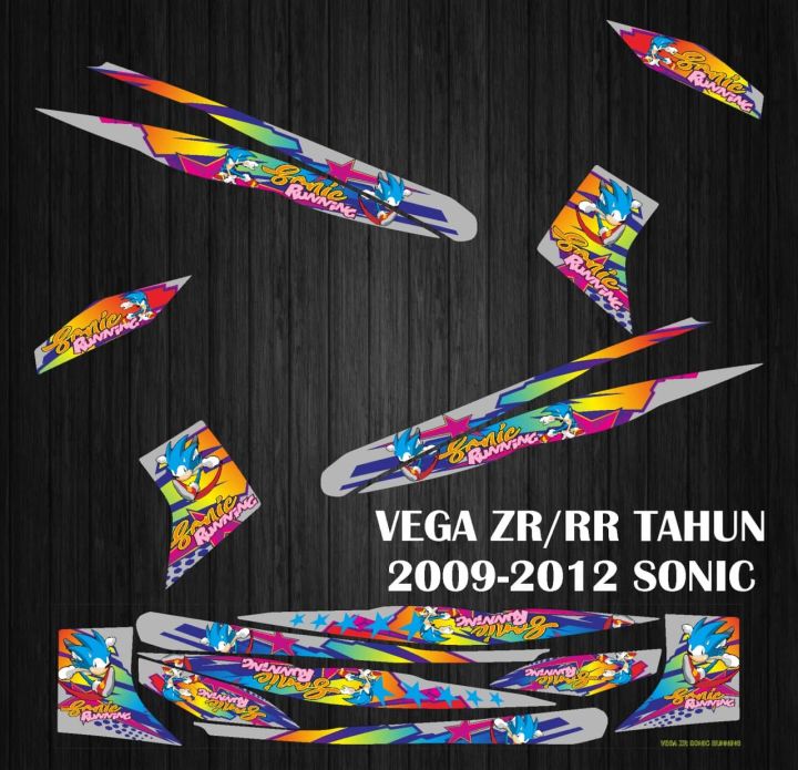 STICKER STRIPING YAMAHA VEGA ZR SONIC | Lazada Indonesia