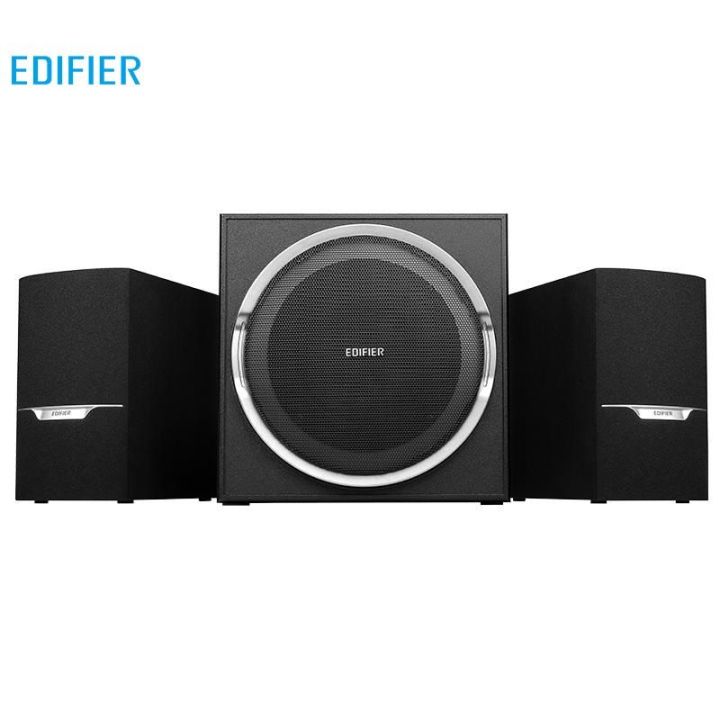 Edifier R303BT High Power 2.1 Subwoofer All Wooden Bluetooth Speaker ...