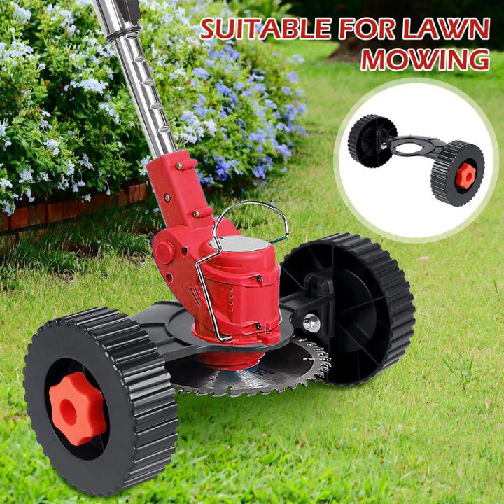 Lawn Mower Grass Cutter Wheels Heavy Duty Grass Cutter Trimmer Portable ...