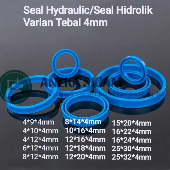Seal Hydraulic Varian Tebal 4mm/Seal Hidrolik Dongkrak | Lazada Indonesia