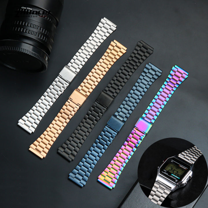 Stainless Steel Watchband for Casio SGW400 F91W F84 F105/108/A158/168 ...