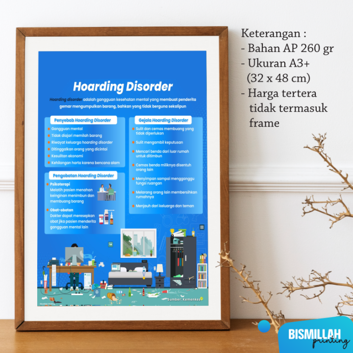 Poster Kesehatan Hoarding disorder | Lazada Indonesia