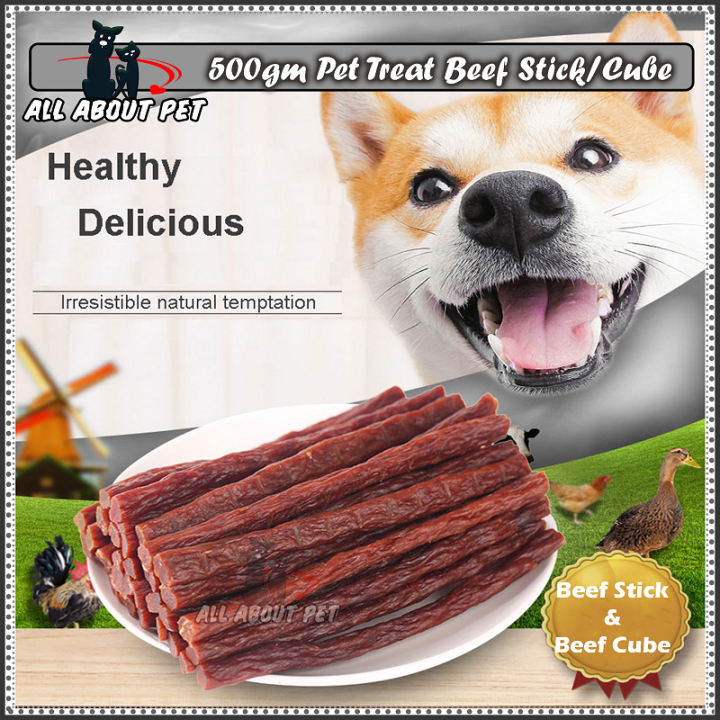 Dog Train Beef Cube And Grain 500g Dog Snacks Beef Grain Cube Teddy ...
