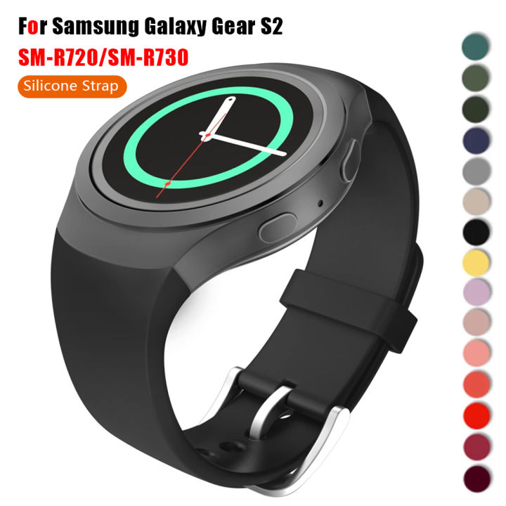 Sport Silicone Strap for Samsung Galaxy Gear S2 SM-R720/SM-R730 Smart ...