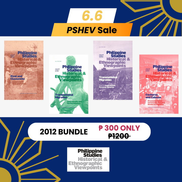 Philippine Studies (PSHEV) Vol 60 (2012) Bundle | Lazada PH