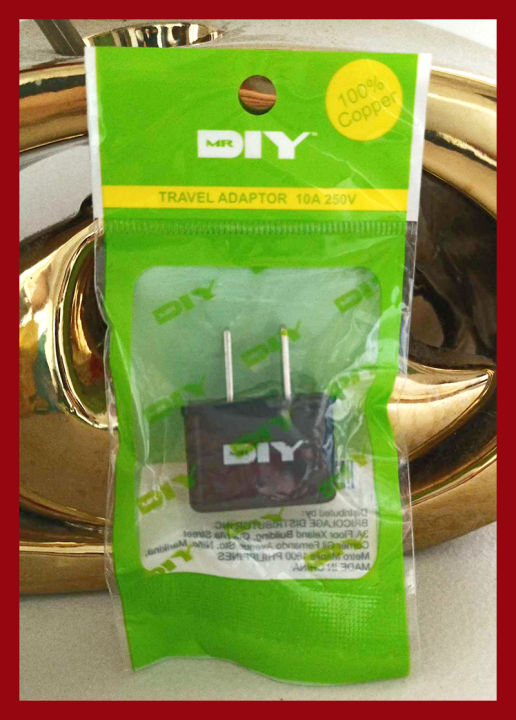 MR.DIY TRAVEL ADAPTOR - 1 PC. | Lazada PH
