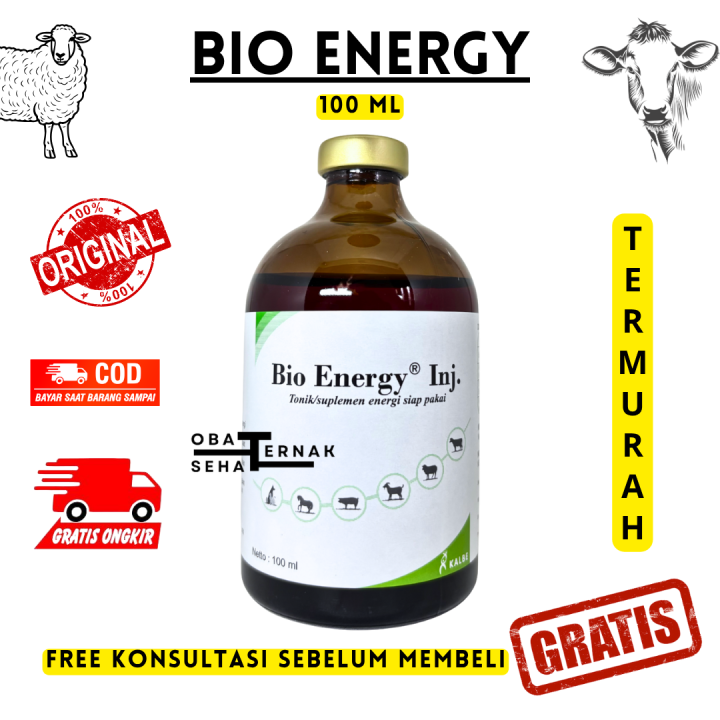 BIO ENERGY 100ML - KALBE sumber ATP energi untuk hewan ternak Like ...