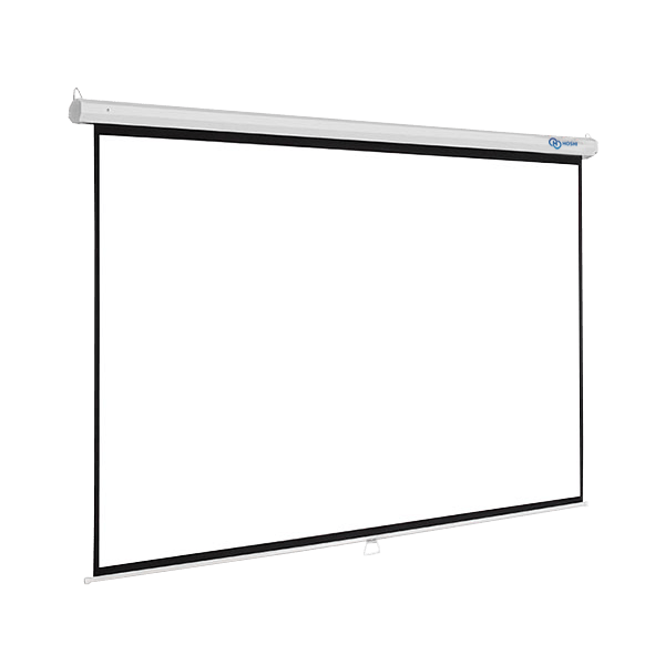 Projector Wall Screen 120 นิ้ว 4:3 จอโปรเจคเตอร์ รุ่น แขวนมือดึง (72 x ...
