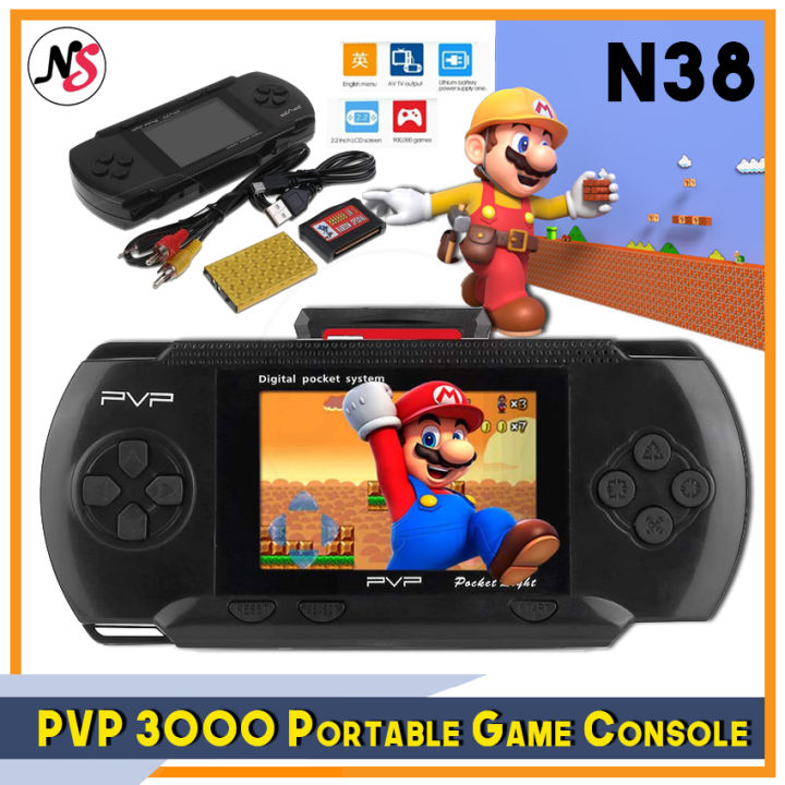Handheld Game Console 2.8 Screen 8 Bit PVP Console Retro Handheld Station Light 3000 Portable ...