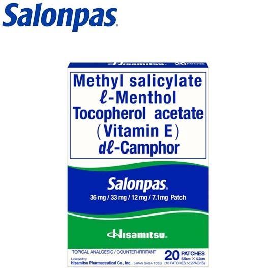 Salonpas patch 10 pcs per patch for body pain | Lazada PH