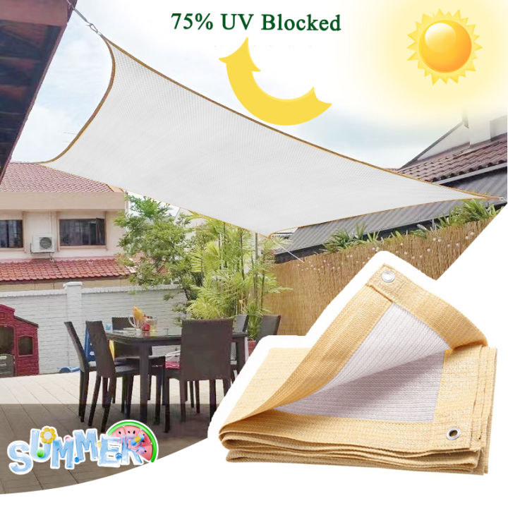 White Anti-UV Sunshade Net White Garden Farm Sunscreen Sunblock Shade ...