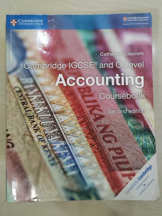 Cambridge IGCSE O Level Accounting Coursebook Second Edition | Lazada