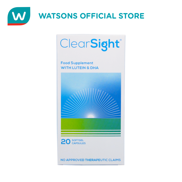 CLEARSIGHT Food Supplement With Lutein & DHA 1 Softgel Capsules | Lazada PH