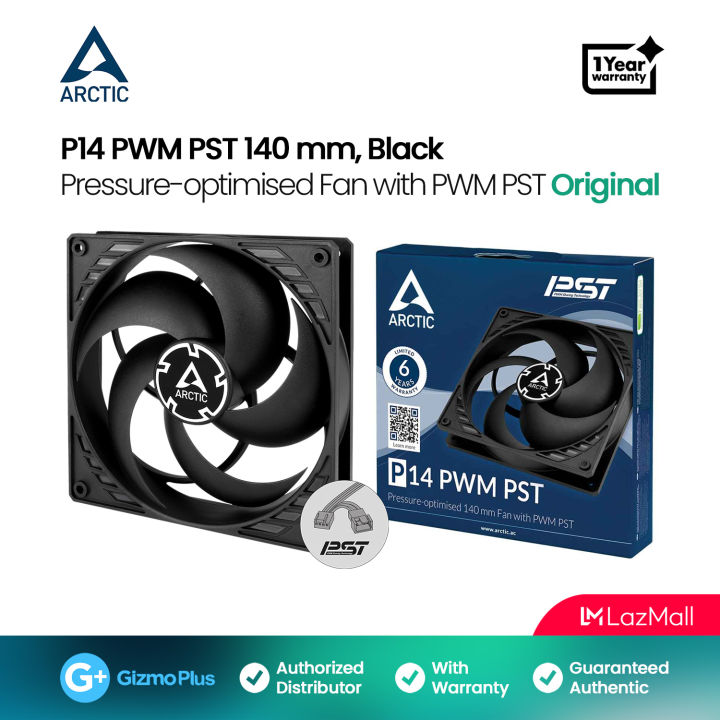 Arctic P14 PWM PST 140 mm CPU Cooling Fan with PWM Sharing Technology ...