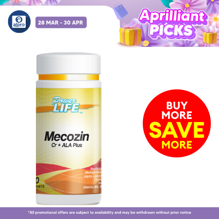 Powerlife Mecozin Cr + ALA Plus(Nerve Health)-30s | Nerve Pain/Blood ...