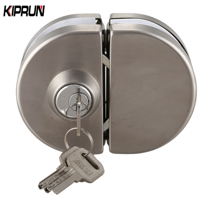 [Ready stock] KIPRUN Double Open Glass Door Lock Stainless Steel Double ...