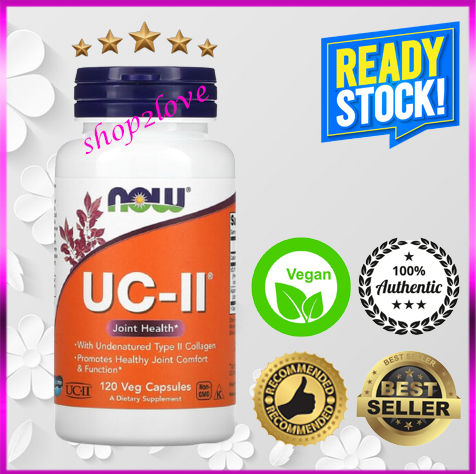 Now Foods UC-II with Undenatured Type II Collagen 120 Vege Capsules ...
