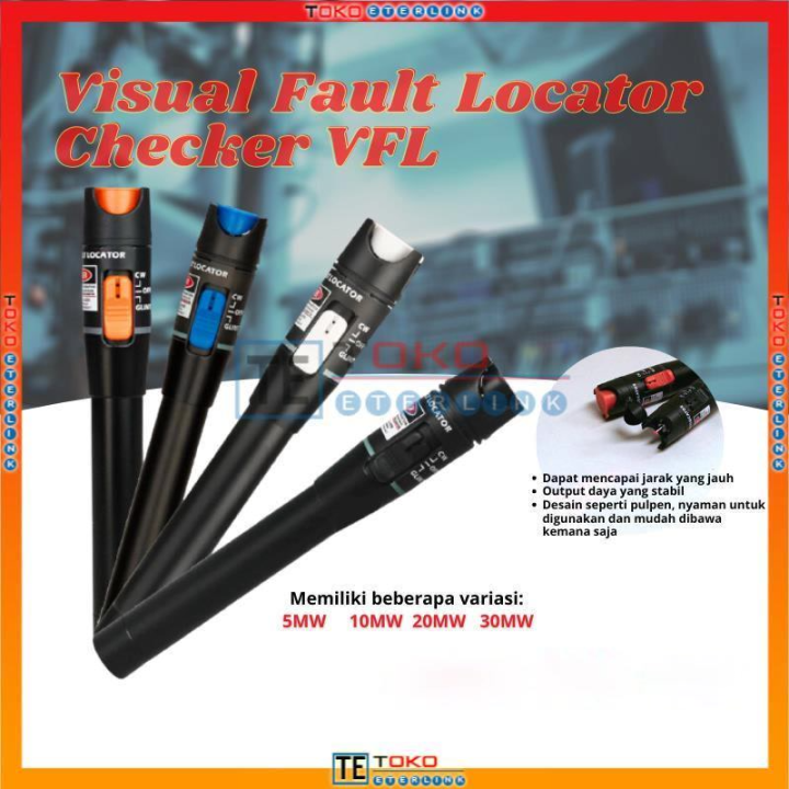 VFL 5-30mW / Senter Optik/ Visual Fault Locator FO/ Fiber Optic/ Optik ...
