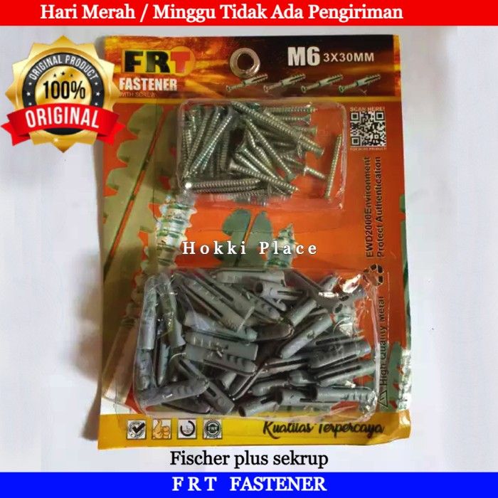 ( COD ) FISHER PLUS SEKRUP FRT FASTTENER PVC VARISI M6 M8 M10 M12 HIGH ...