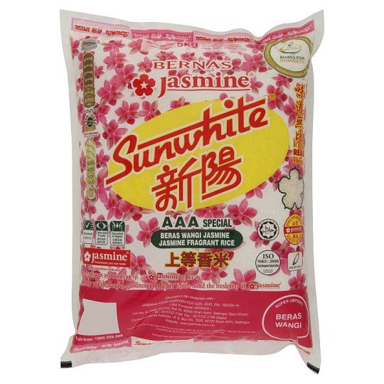 Jasmine Sunwhite AAA Special Fragrant Rice 5kg | Lazada