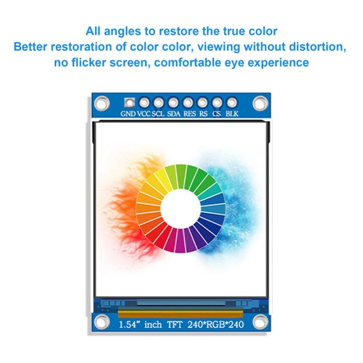 1 54 Inch Color Tft Display Hd Ips Lcd Screen Module 240x240 Spi