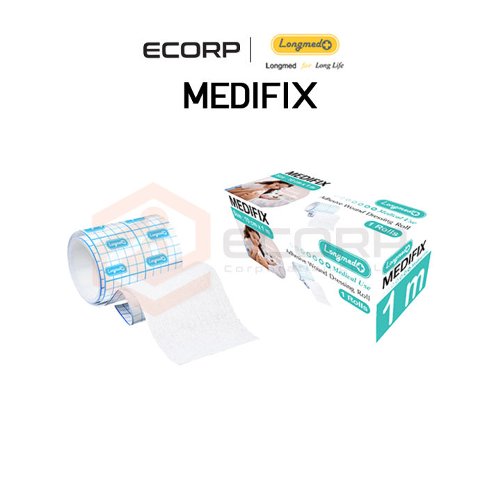 Medifix LONGMED แผ่นปิดแผล ทางการแพทย์ เทปปิดแผล พลาสเตอร์ เอนกประสงค์ ...