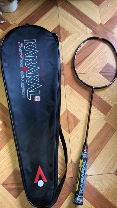 Karakal BN-60FF Fast Fibre Carbon Badminton Racket with Racket Case ...