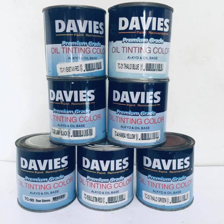DAVIES Premium Grade Oil Tinting color-Alkyd and Oil Based | Lazada PH