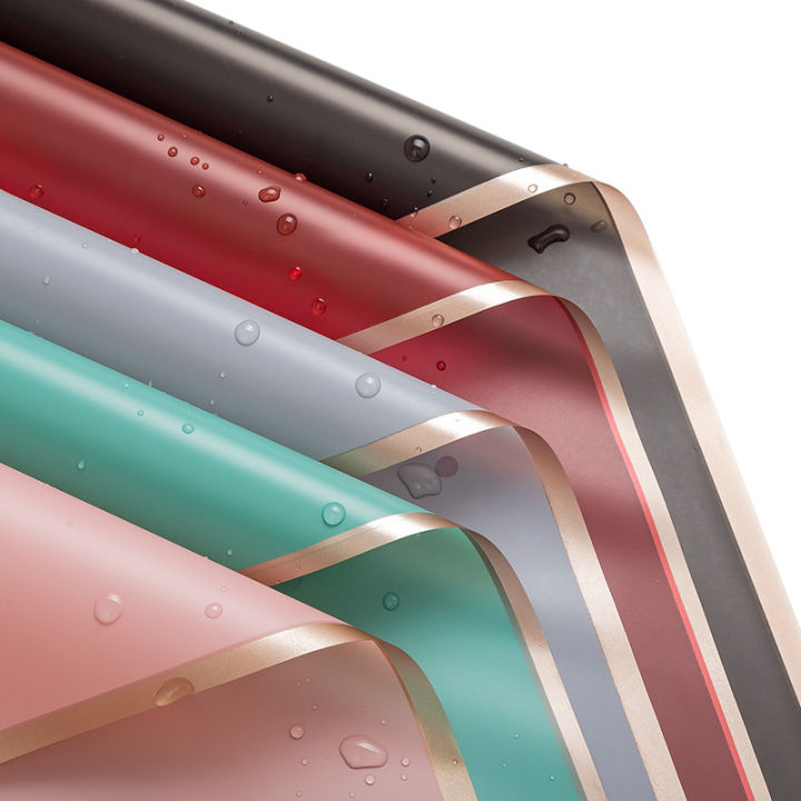 (PACK ISI 20) cellophane frame gold/line gold/kertas bucket/ cellophane ...