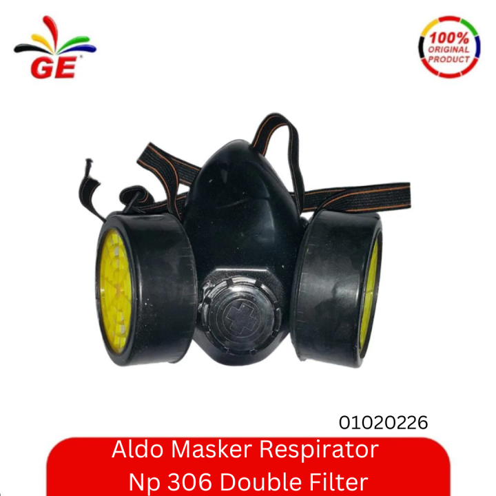 Aldo Masker Respirator Np 306 Double Filter - 01020226 | Lazada Indonesia