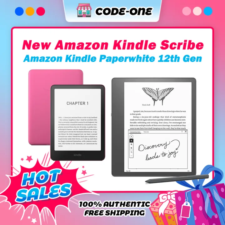 【HOT】Amazon Kindle Scribe - Redesigned display with uniform borders/Amazon Kindle Paperwhite ...