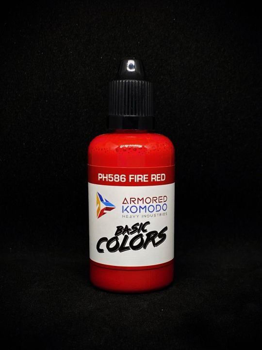 Fire Red PH586 50ml Armored Komodo Airbrush Hobby Paint | Lazada PH