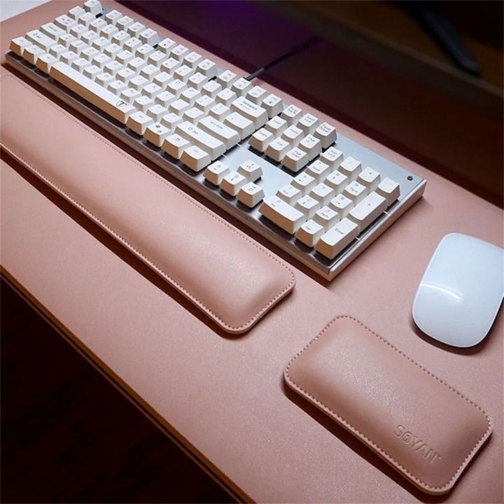 LITREACH Computer Accessories Office Leather PU Comfortable Wrist Rest ...