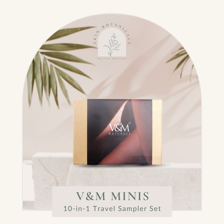 SKIN BOTANICALS | V&M MINIS TRAVEL SET | V&M Naturals | 10-in-1 ...