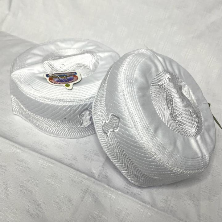 Peci Madinah Bugis Terompah Haji Putih | Lazada Indonesia