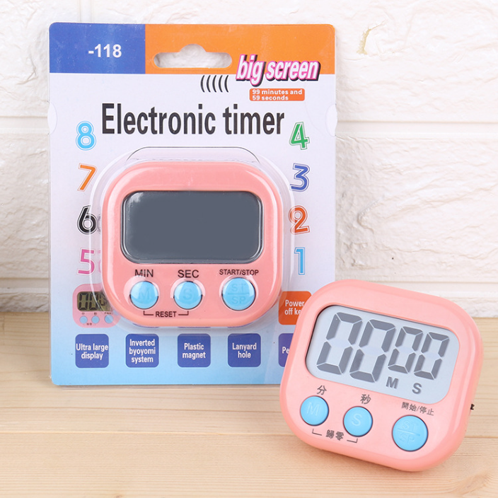 LCD Digital Kitchen Cooking Timer Count Down Up Clock Loud Alarm ...