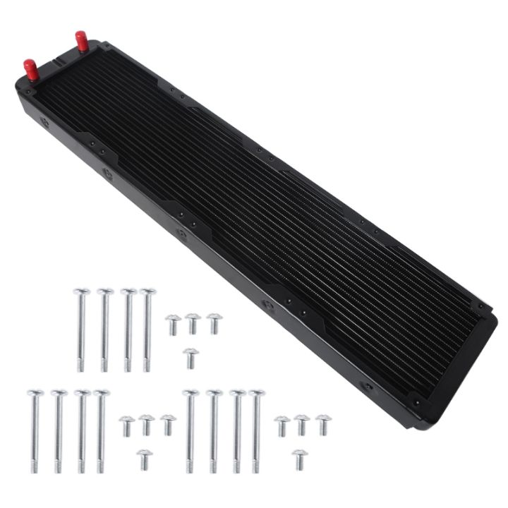 Water Cooling Computer Radiator 18 Pipe Aluminum Heat Exchanger Liquid ...