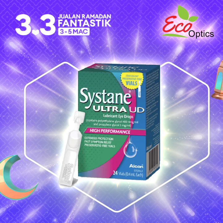 Alcon SYSTANE ULTRA Preservative-Free Eye Drops (24vials x 0.5mL) | Lazada