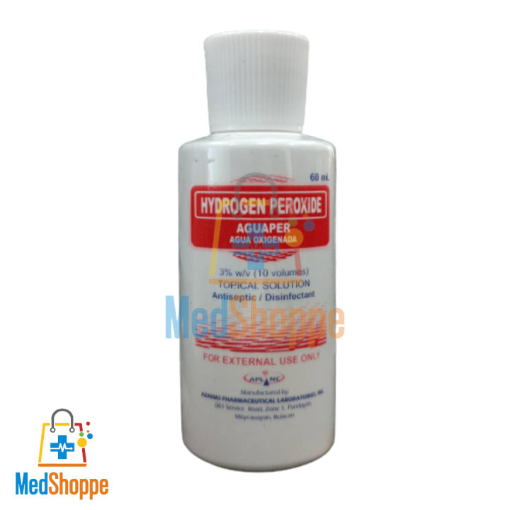 Hydrogen Peroxide ( aguaper) agua oxigenada 60mL | Lazada PH