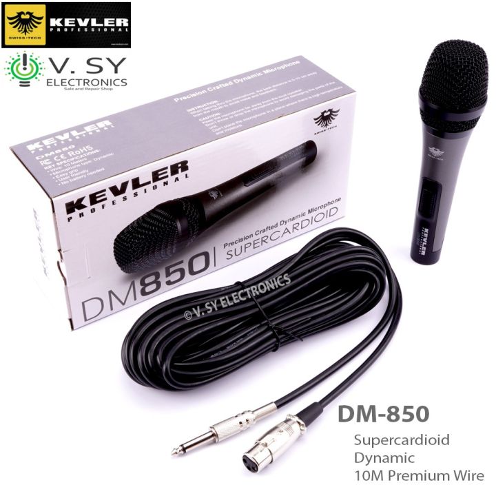 Original Kevler DM850 Premium Crafted Dynamic Supercardioid Microphone ...